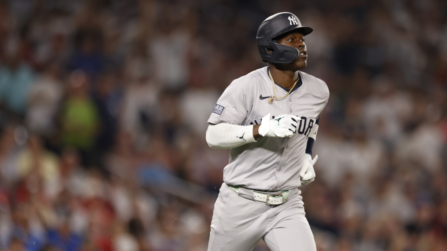Jazz Chisholm Jr.'s solo home run (21) | 08/26/2024 | New York Yankees