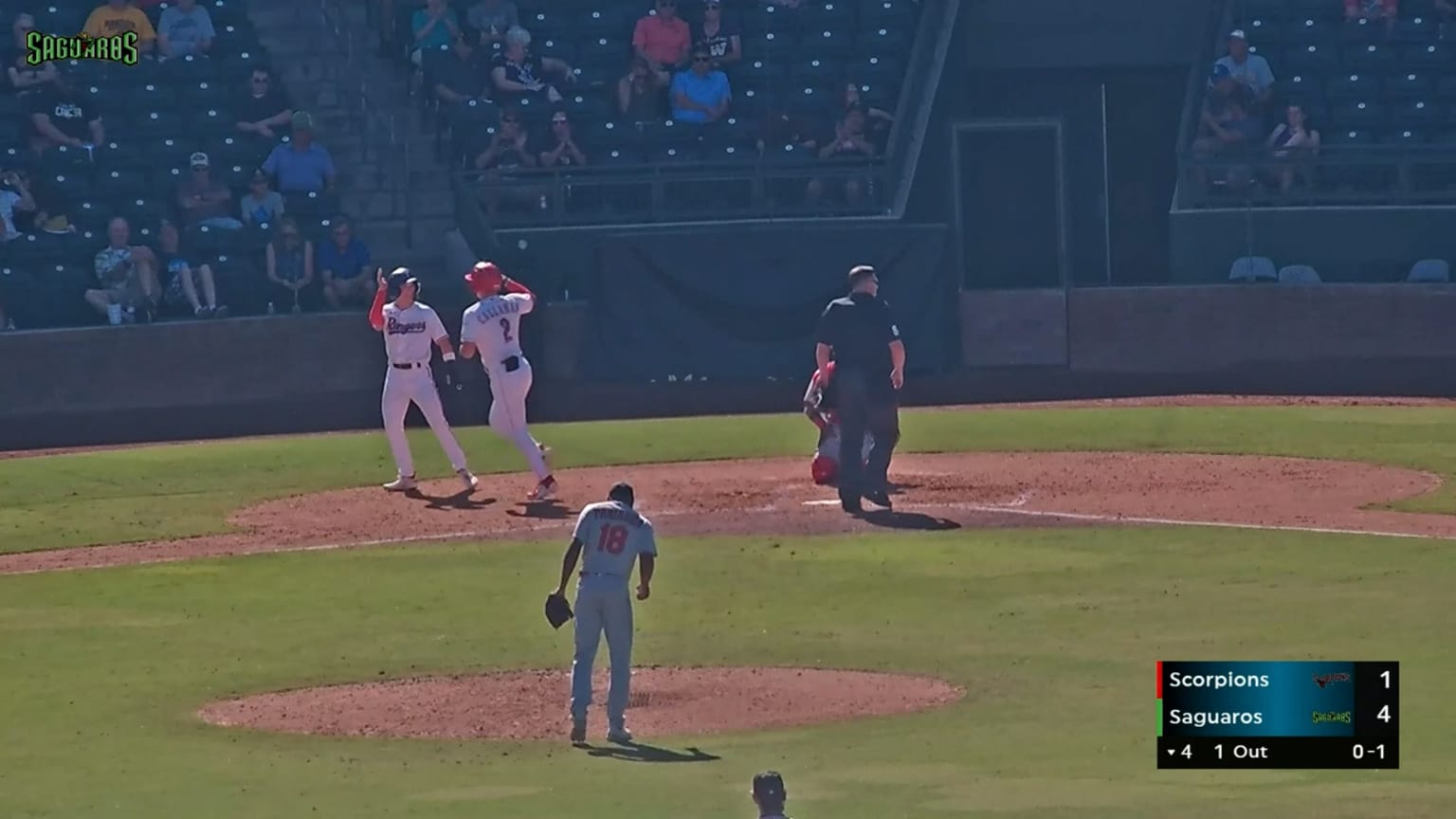 Austin Callahan cranks a two-run homer to right field | 10/28/2023 ...