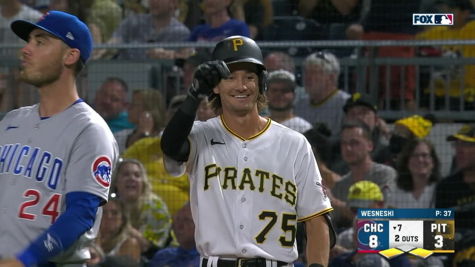 Alika Williams loops an RBI single into left field | 08/26/2023 ...