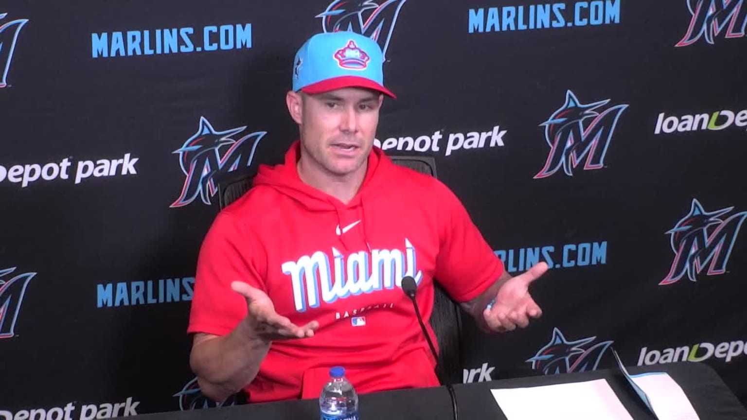 Skip Schumaker talks about the Marlins' win and more | 07/08/2023 ...