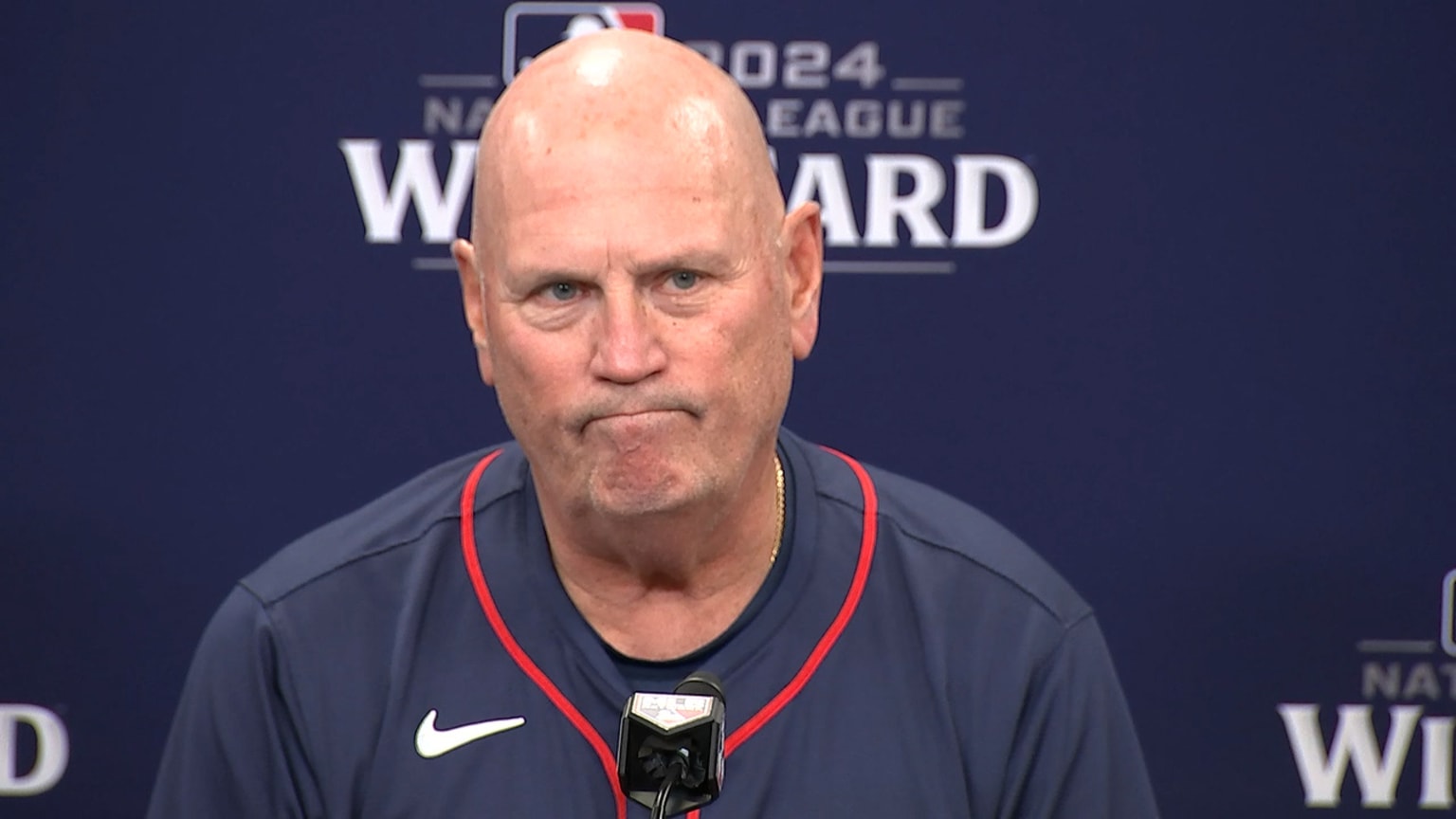 Brian Snitker on Braves' Game 2 loss, end of season | 10/02/2024 ...