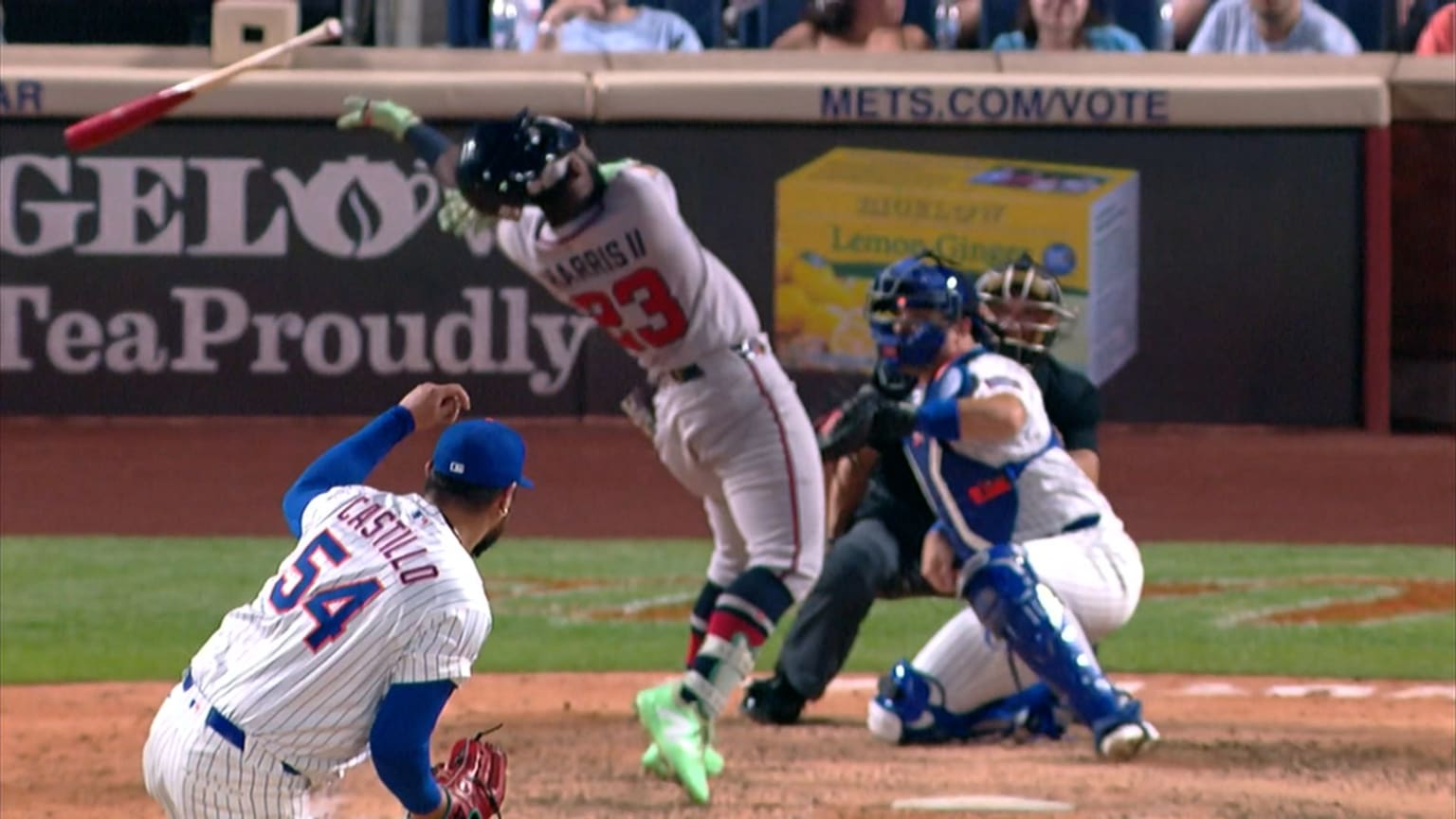 Michael Harris II exits the game after HBP | 06/24/2025 | MLB.com