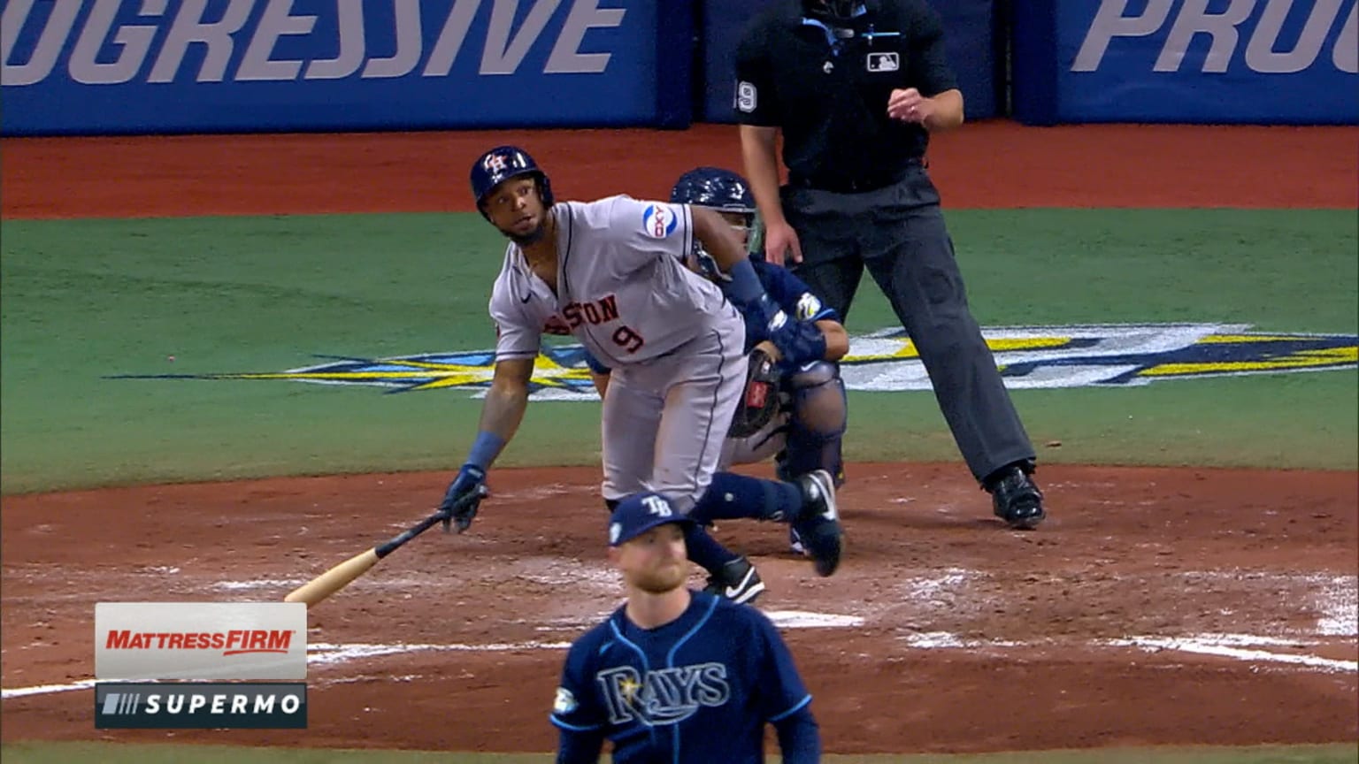 Corey Julks knocks an RBI double to left field | 04/25/2023 | Houston ...