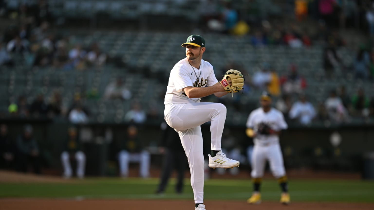 Hogan Harris K's Justin Turner for last strikeout | 06/07/2024 | Athletics