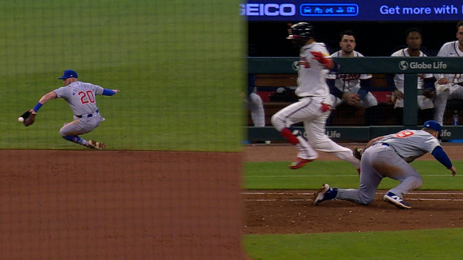 Mastrobuoni, Busch combine for spectacular out | 05/15/2024 | Chicago Cubs