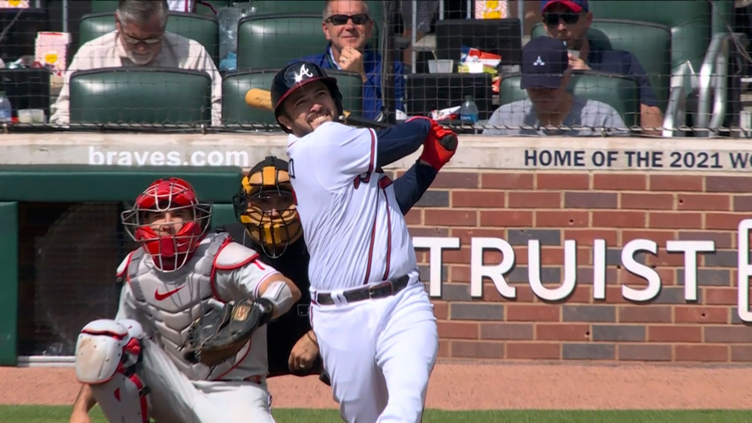 Travis d'Arnaud drives a solo home run to left field | 10/11/2022 ...