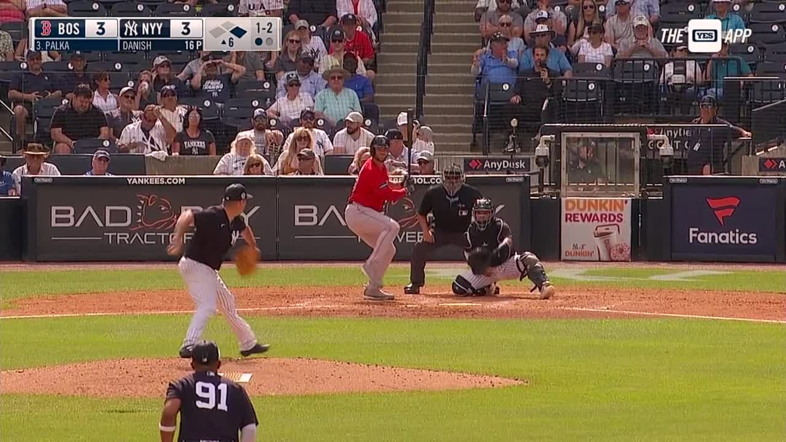 Daniel Palka hits a two-run homer to right field | 03/09/2023 | Boston ...
