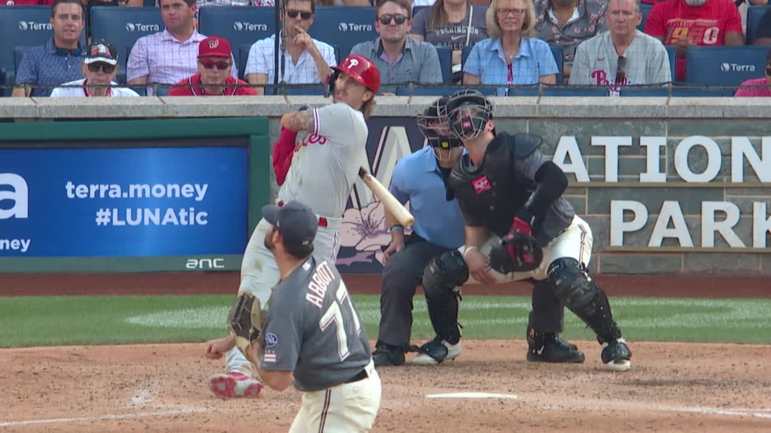 Bryson Stott crushes a three-run homer vs. the Nats | 08/19/2023 ...