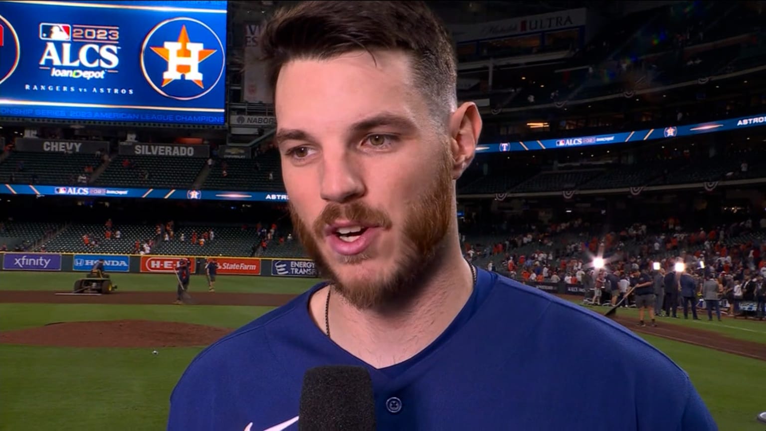 Jonah Heim talks about Montgomery's outing, more | 10/15/2023 | Texas Rangers