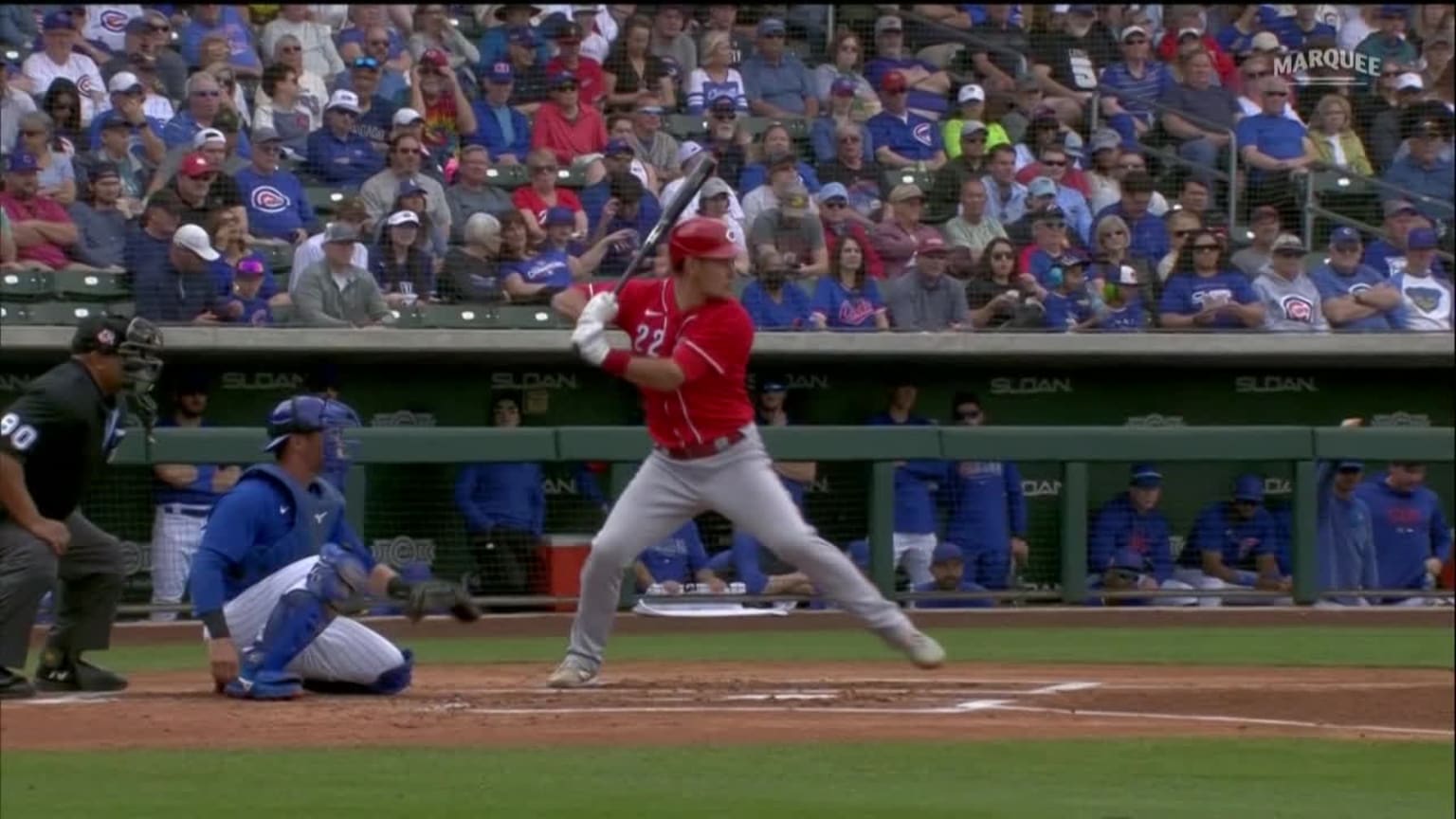 Luke Maile clubs a 2-run home run to left field | 03/09/2023 ...