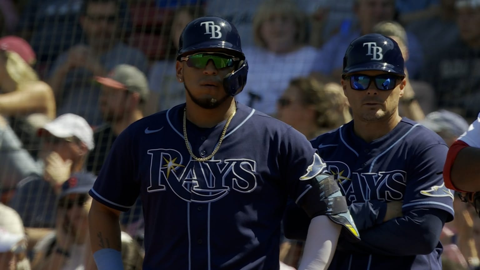 Isaac Paredes given a home run after crew review | 08/28/2022 | Tampa ...
