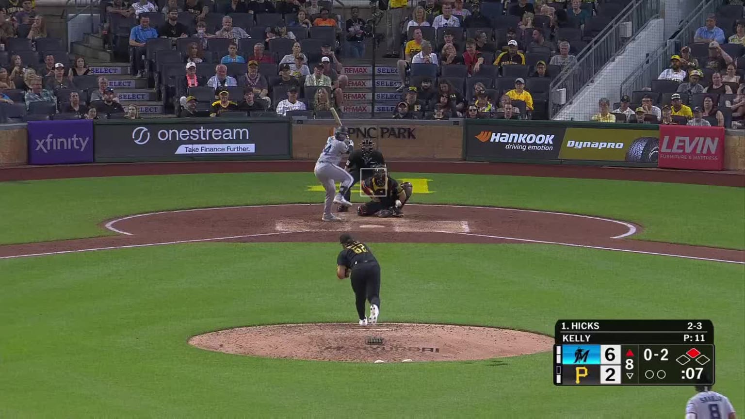 Antwone Kelly In play, run(s) to Liam Hicks | 06/12/2026 | MLB.com
