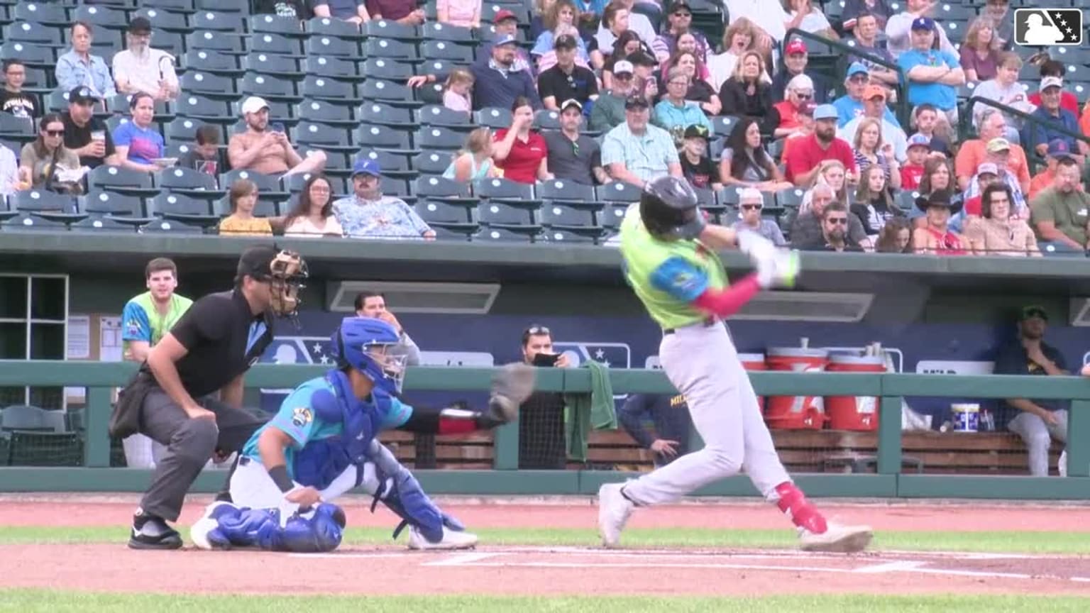Cooper Pratt's two-run homer | 08/23/2024 | Milwaukee Brewers