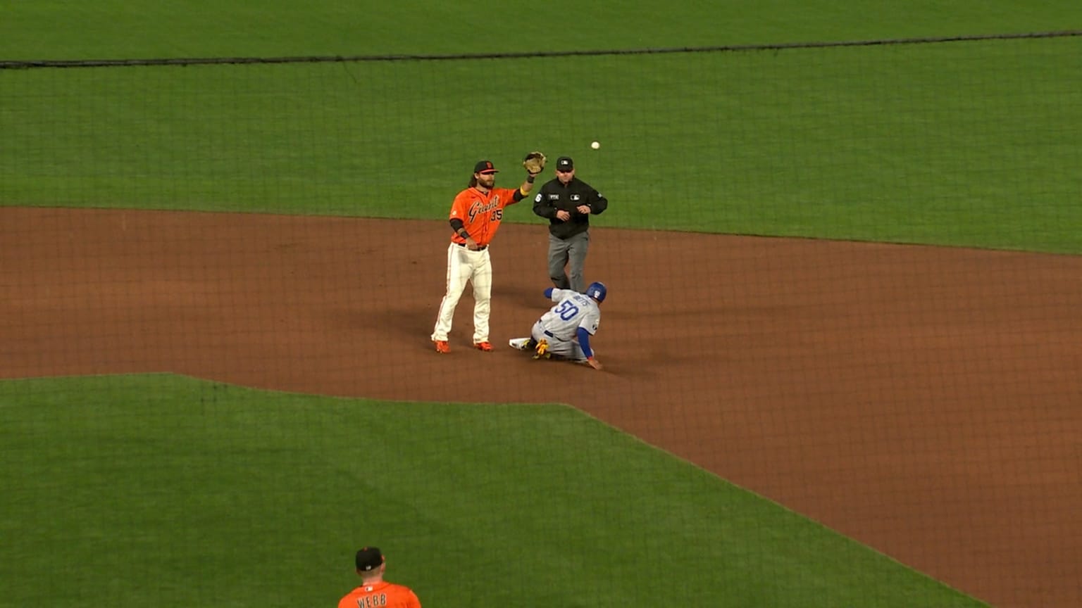 Giants challenge call that Betts was safe at 2nd base | 09/16/2022 ...