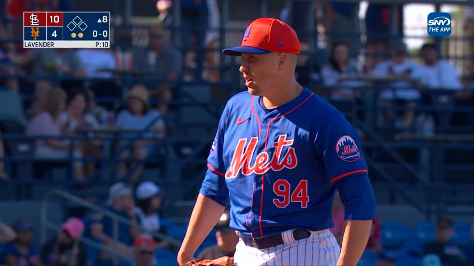 Nate Lavender strikes out the side | 02/24/2024 | New York Mets