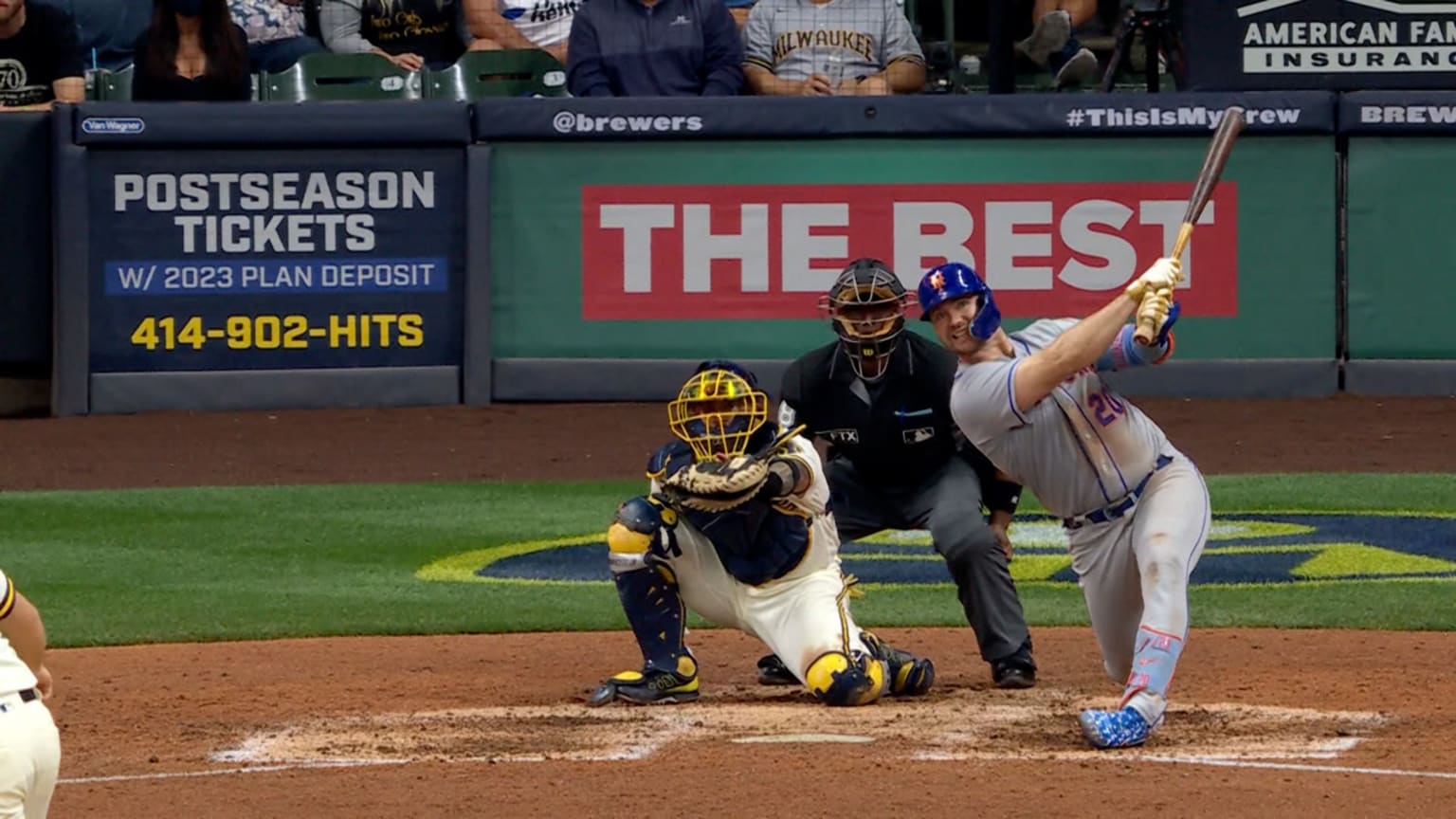 Pete Alonso launches a three-run home run to center | 09/20/2022 | MLB.com
