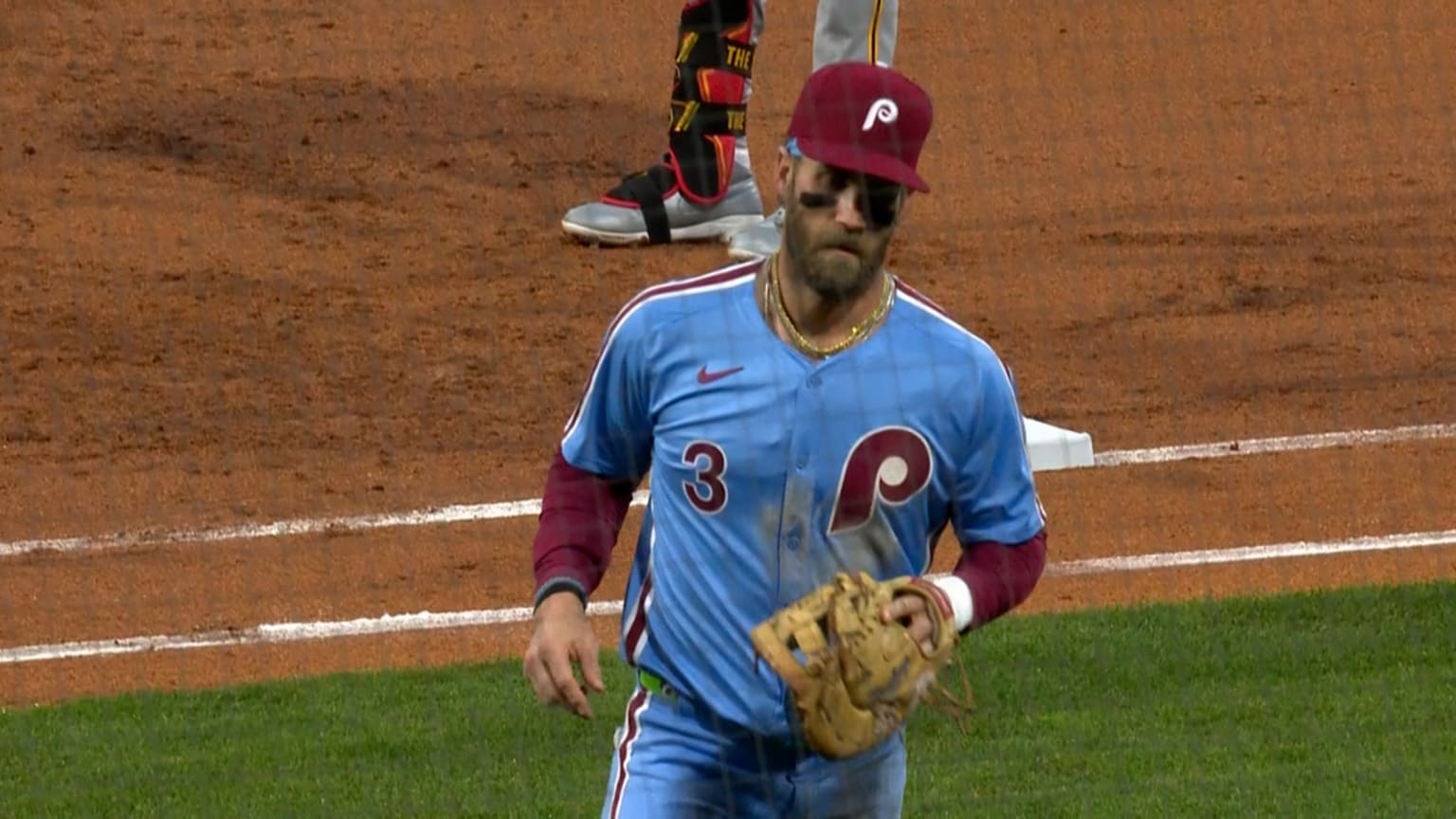 Bryce Harper makes diving stop in the 2nd | 04/11/2024 | Philadelphia ...