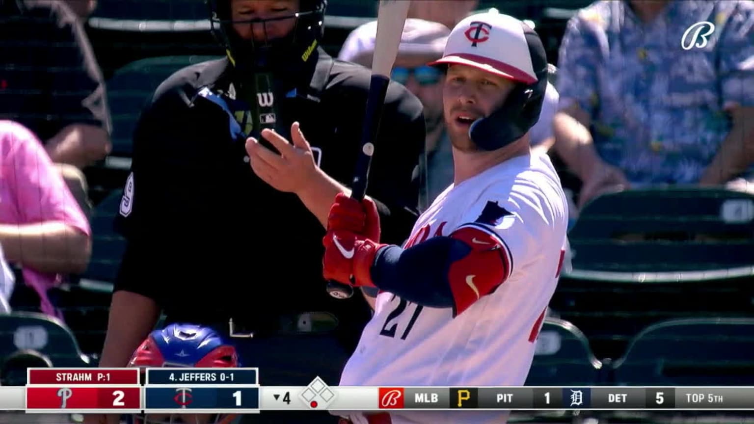 Ryan Jeffers hits his first homer of the spring | 03/01/2023 ...