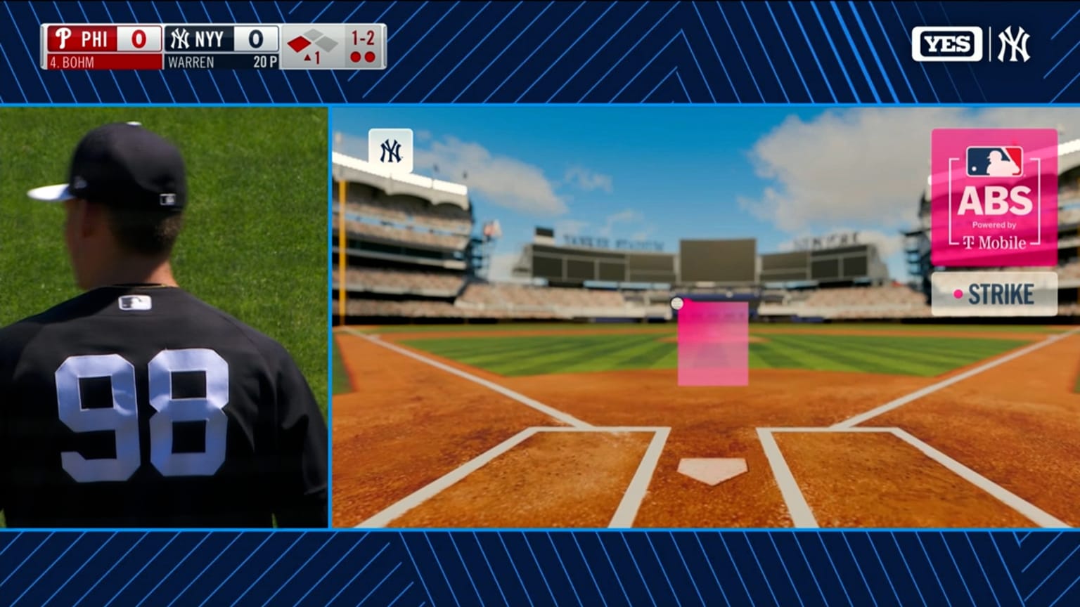Will Warren strikes out Alec Bohm after ABS challenge | 03/22/2026 ...