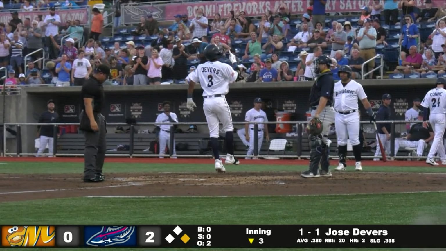 José Devers smashes two home runs vs. Montgomery | 06/10/2023 | Miami ...
