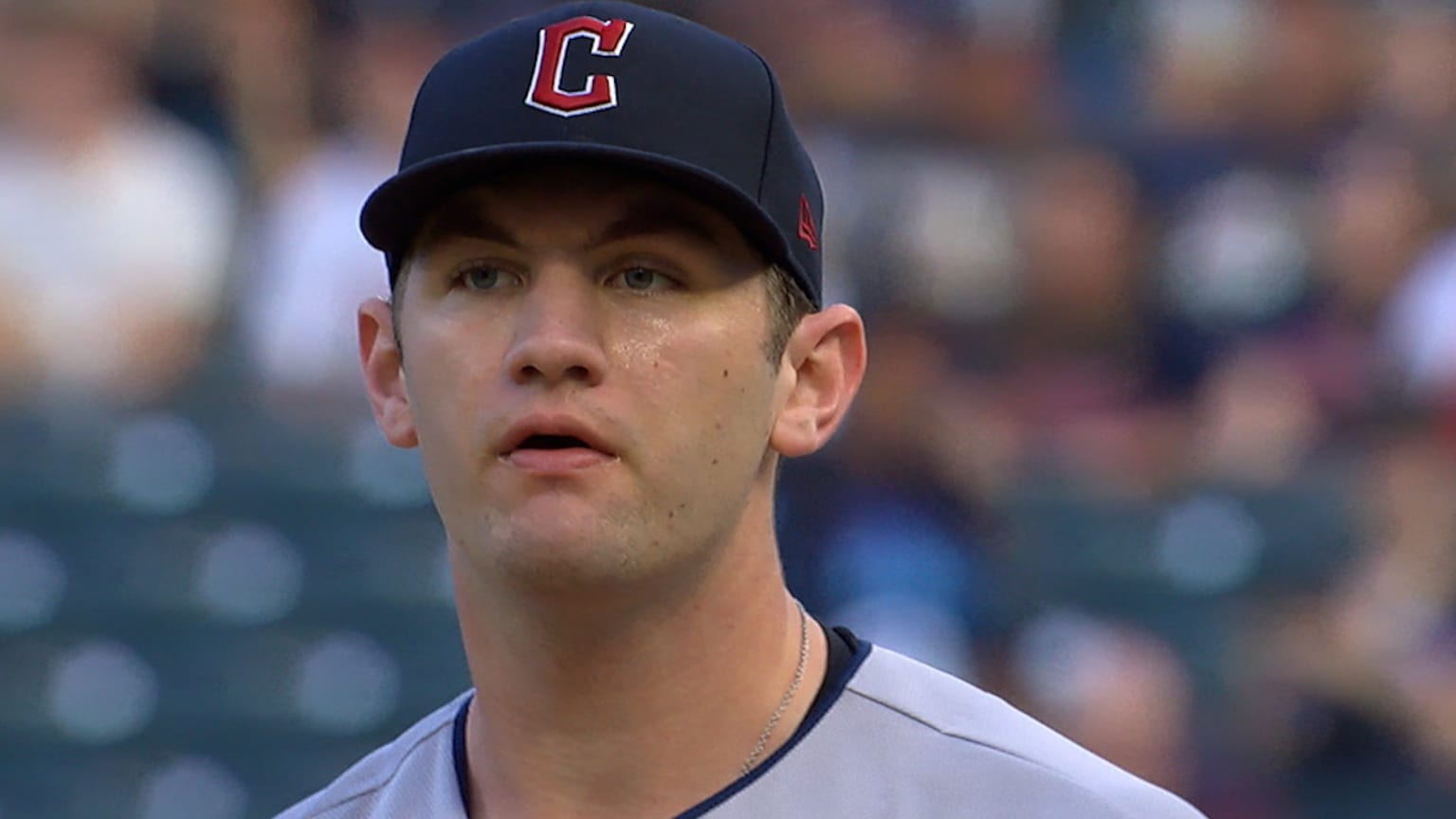 Gavin Williams exits early with right knee soreness | 08/29/2023 ...