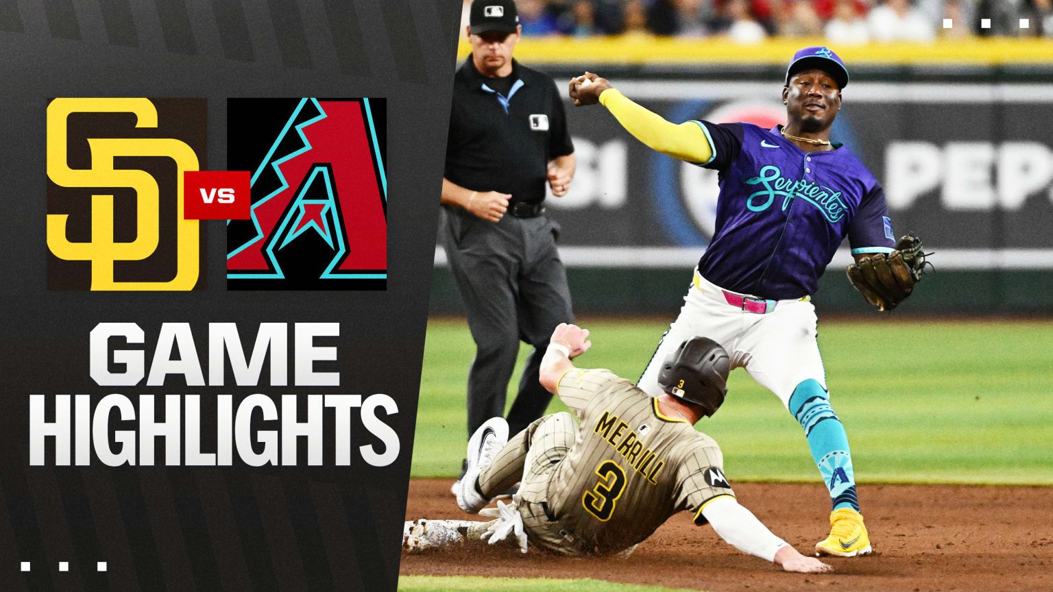 Padres vs. D-backs Highlights | 06/13/2025 | Arizona Diamondbacks