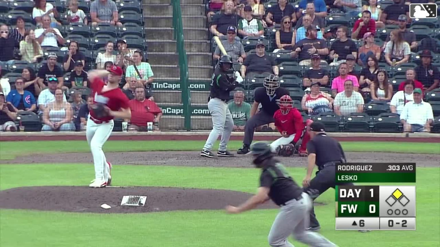 Dylan Lesko picks off Sal Stewart | 06/30/2024 | San Diego Padres