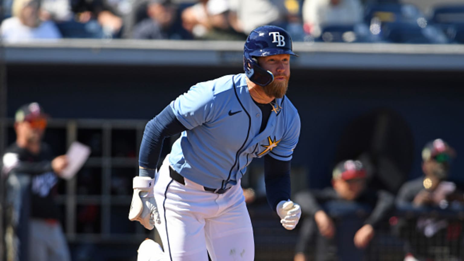 Jake Fraley clears the bases in the 3rd inning | 02/24/2026 | Tampa Bay ...