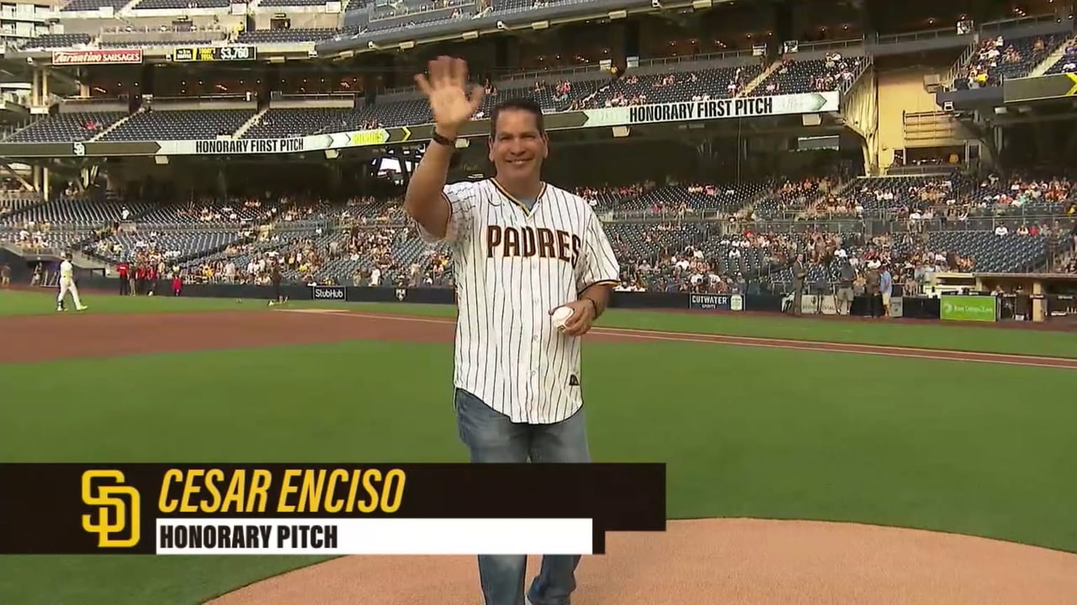6/21/22: Honorary First Pitch | 06/21/2022 | San Diego Padres