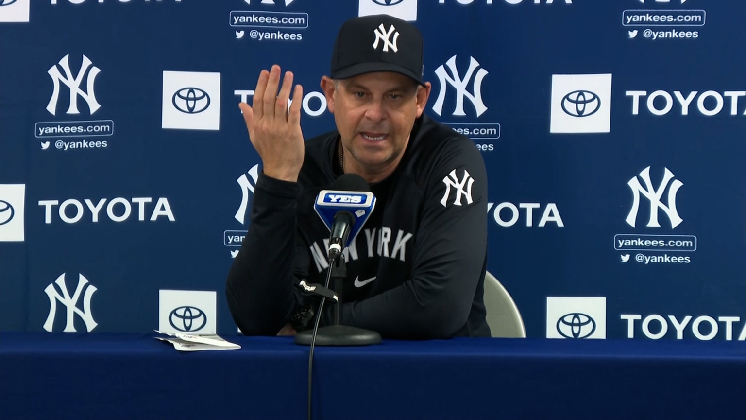 Aaron Boone on chasing a championship, new lineup | 02/20/2024 | New ...