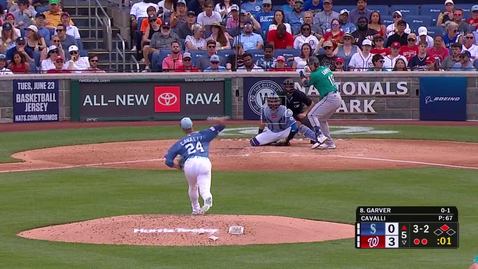 Mitch Garver remolca con un sencillo | 13/06/2026 | Los Mariners de Seattle