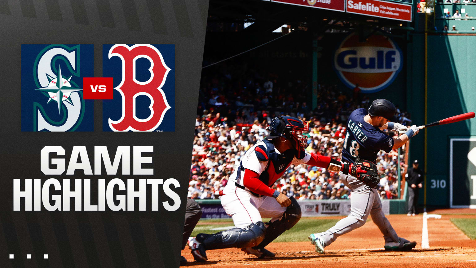 Mariners vs. Red Sox Highlights | 04/24/2025 | Seattle Mariners