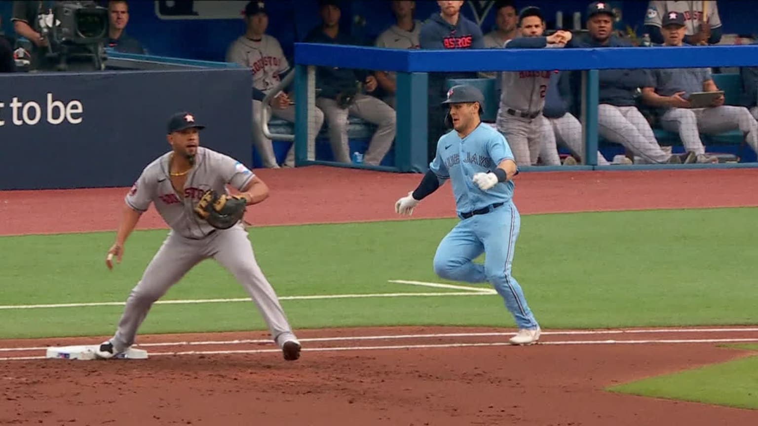 Merrifield called safe at first after review | 06/06/2023 | Toronto ...