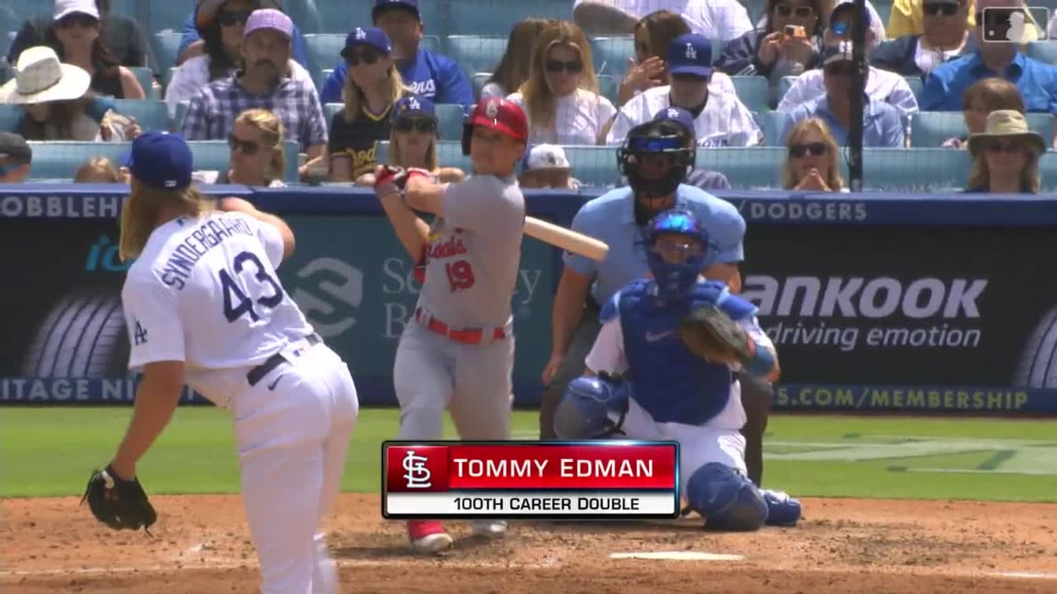 Tommy Edman hits his 100th career double | 04/30/2023 | MLB.com