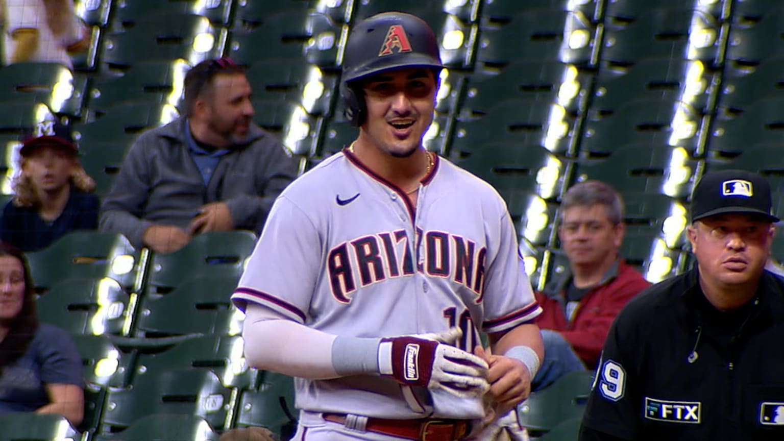 Rojas singles to right field for D'backs first hit | 10/04/2022 ...