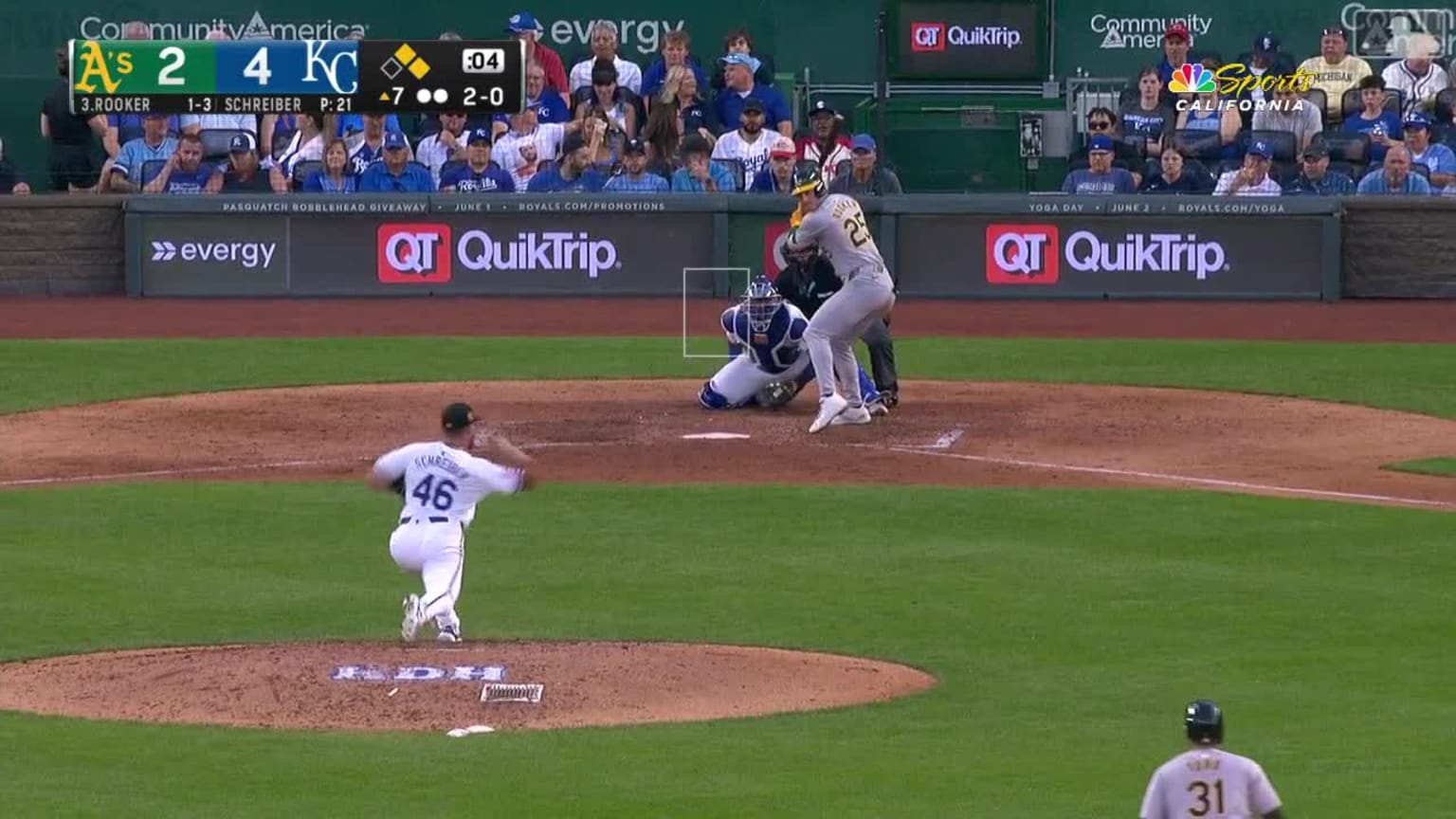 Brent Rooker's RBI single | 05/18/2024 | Athletics