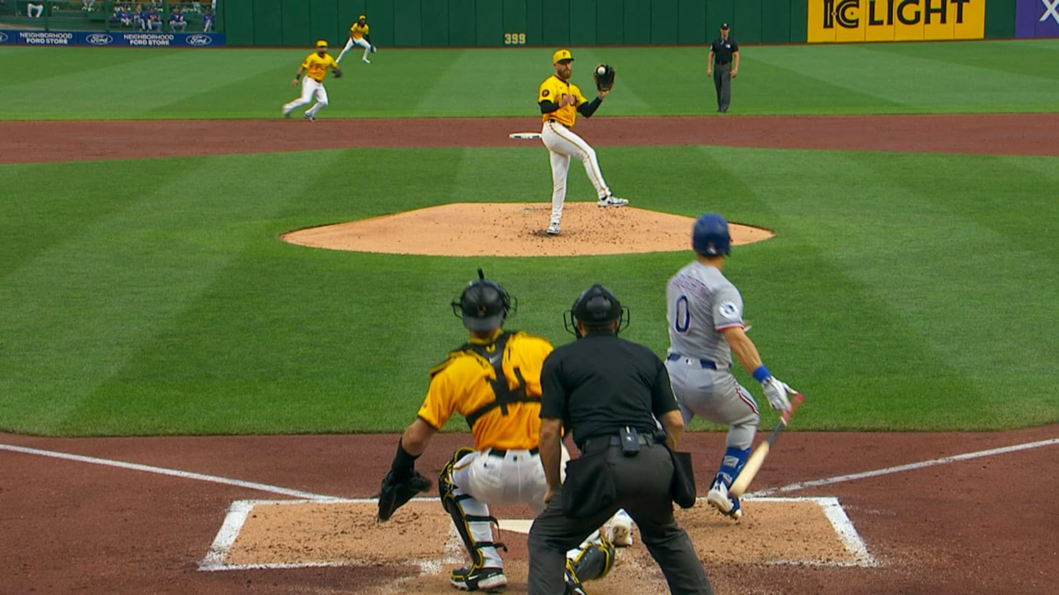 Mike Burrows catches a comebacker | 06/20/2025 | Pittsburgh Pirates