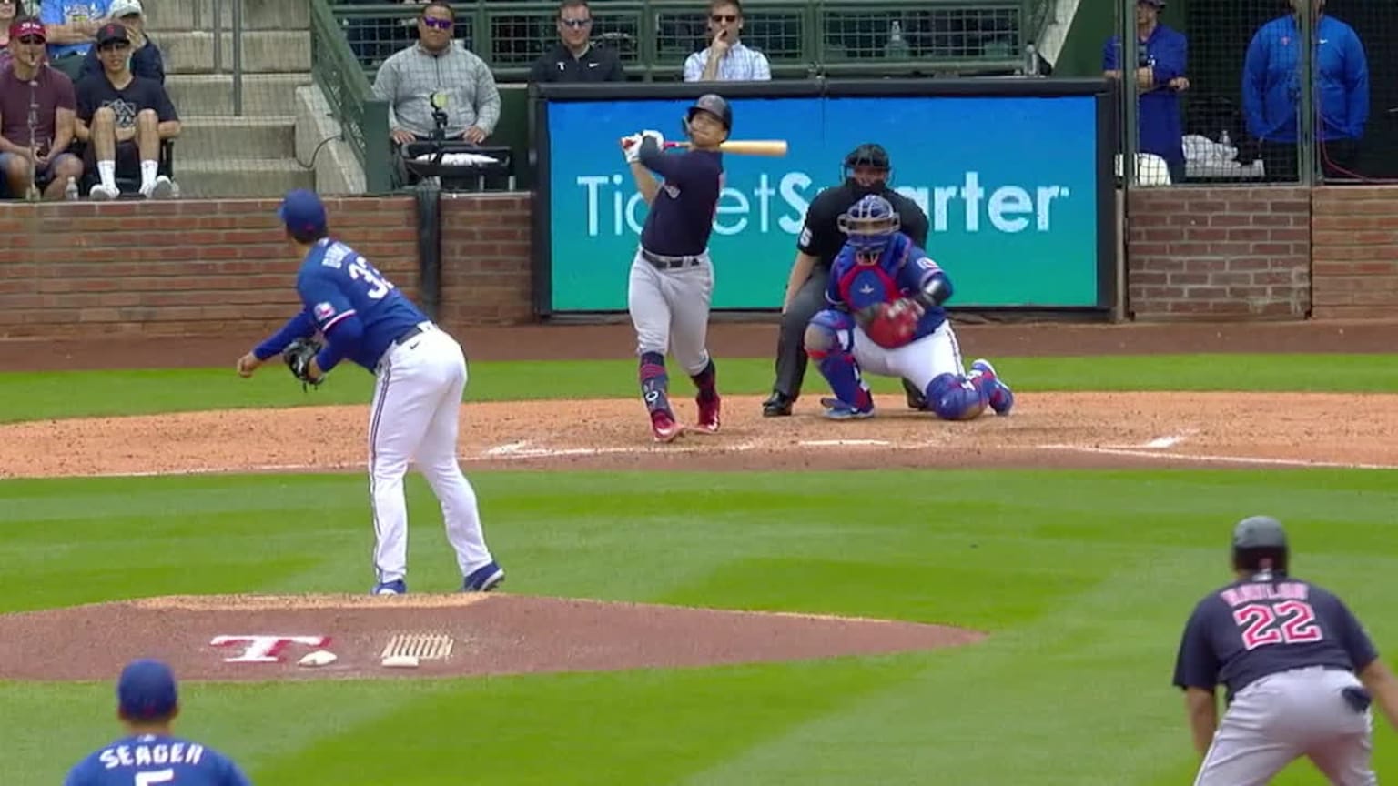 Will Brennan hits an RBI single to center field | 03/20/2023 ...