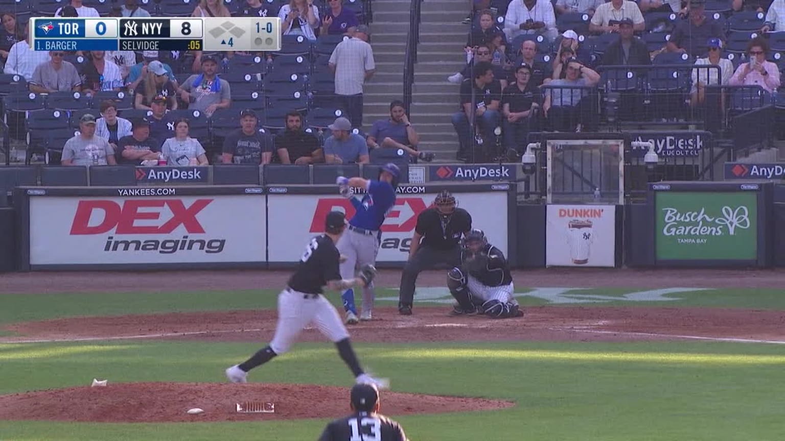 Addison Barger triples on a fly ball to right field | 03/16/2024 ...