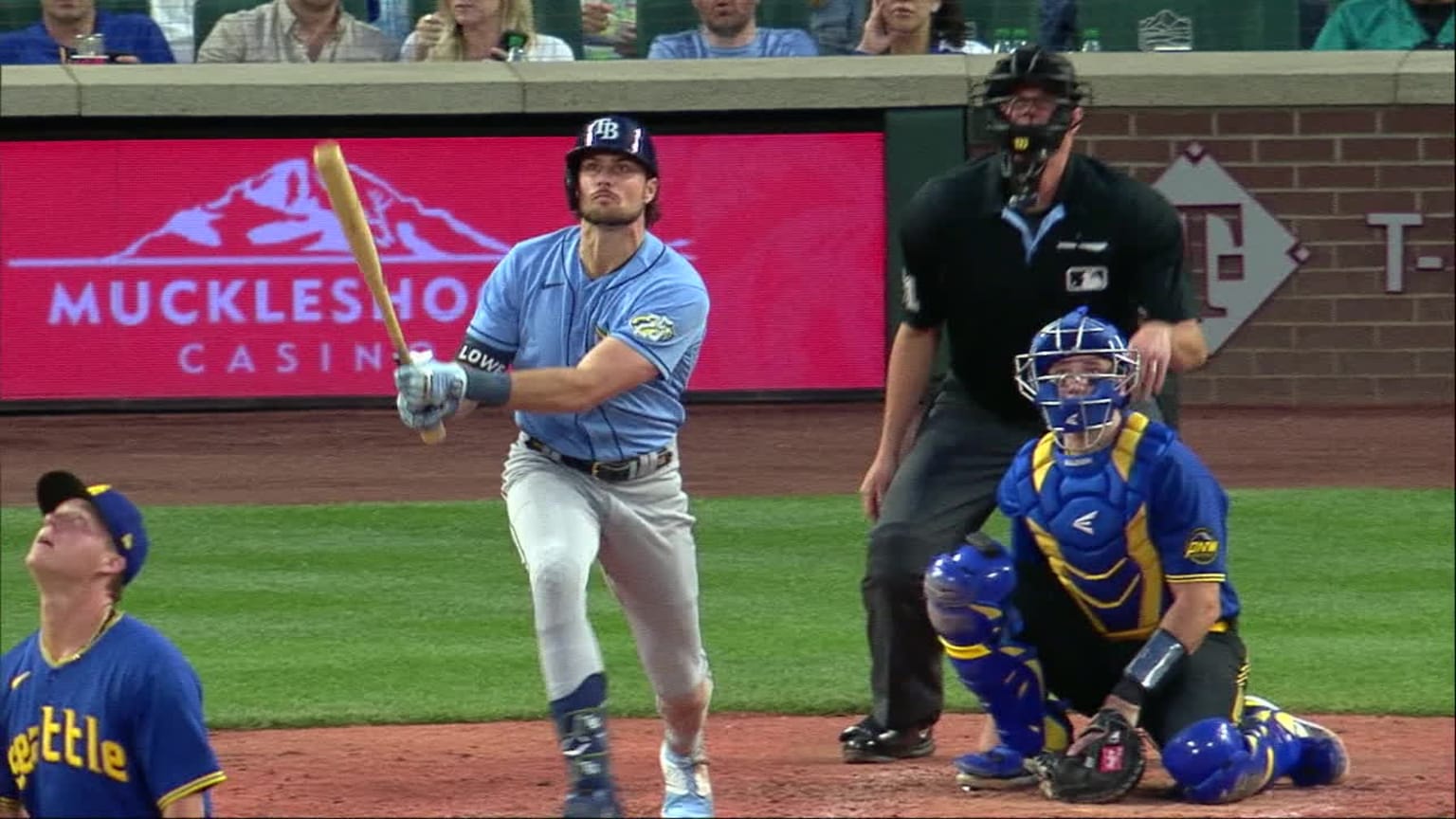 Josh Lowe belts a solo homer to straightaway center | 06/30/2023 ...