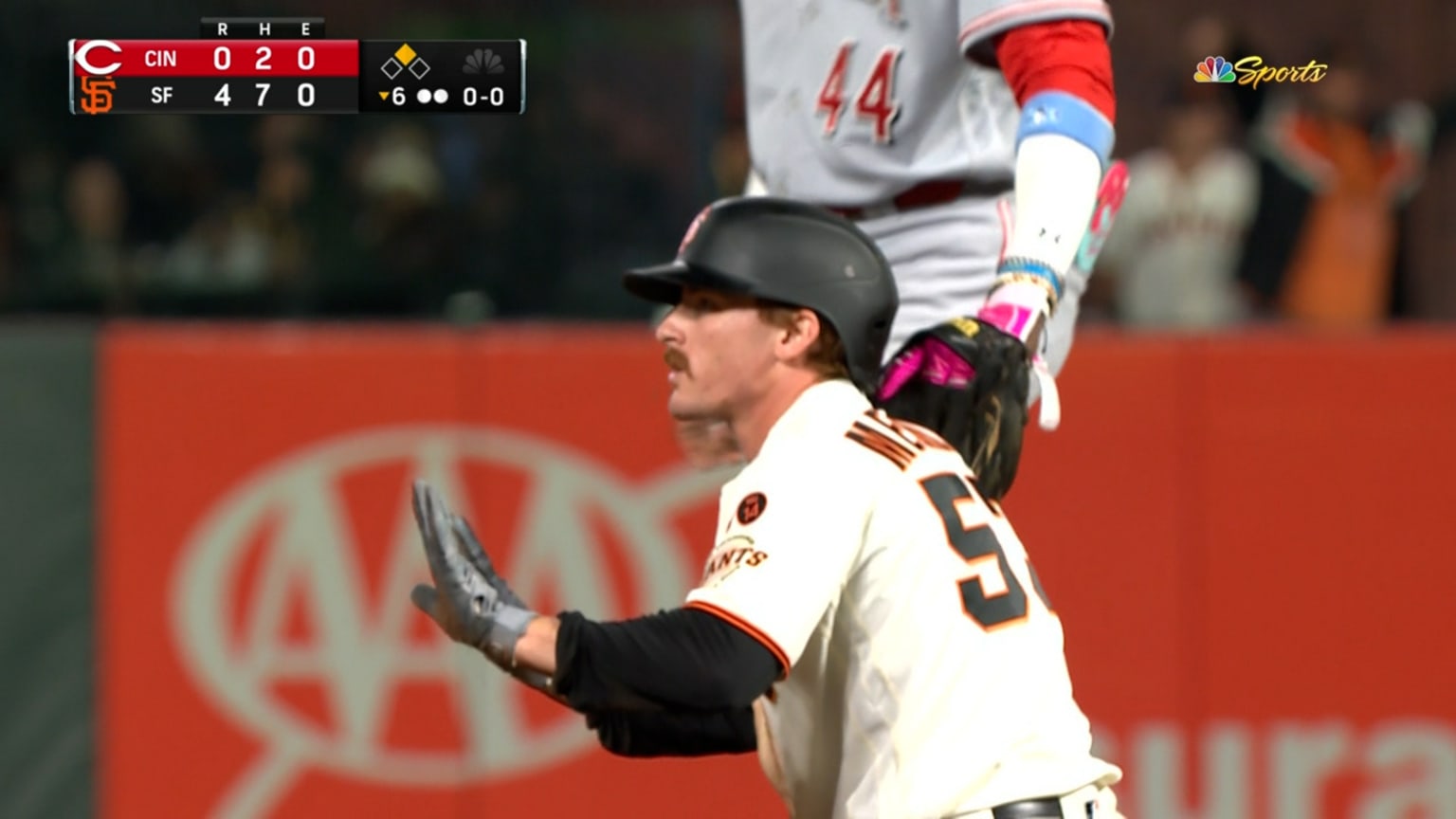 Wade Meckler drills an RBI double to right field | 08/28/2023 | San ...