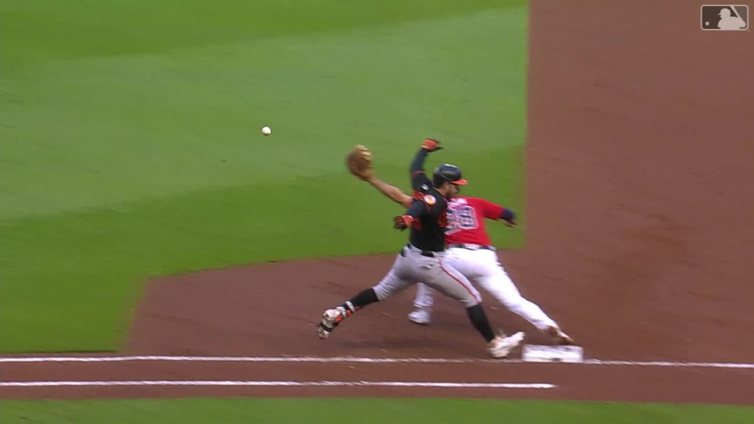 Ryan McKenna is safe after review in the 3rd inning | 05/05/2023 ...