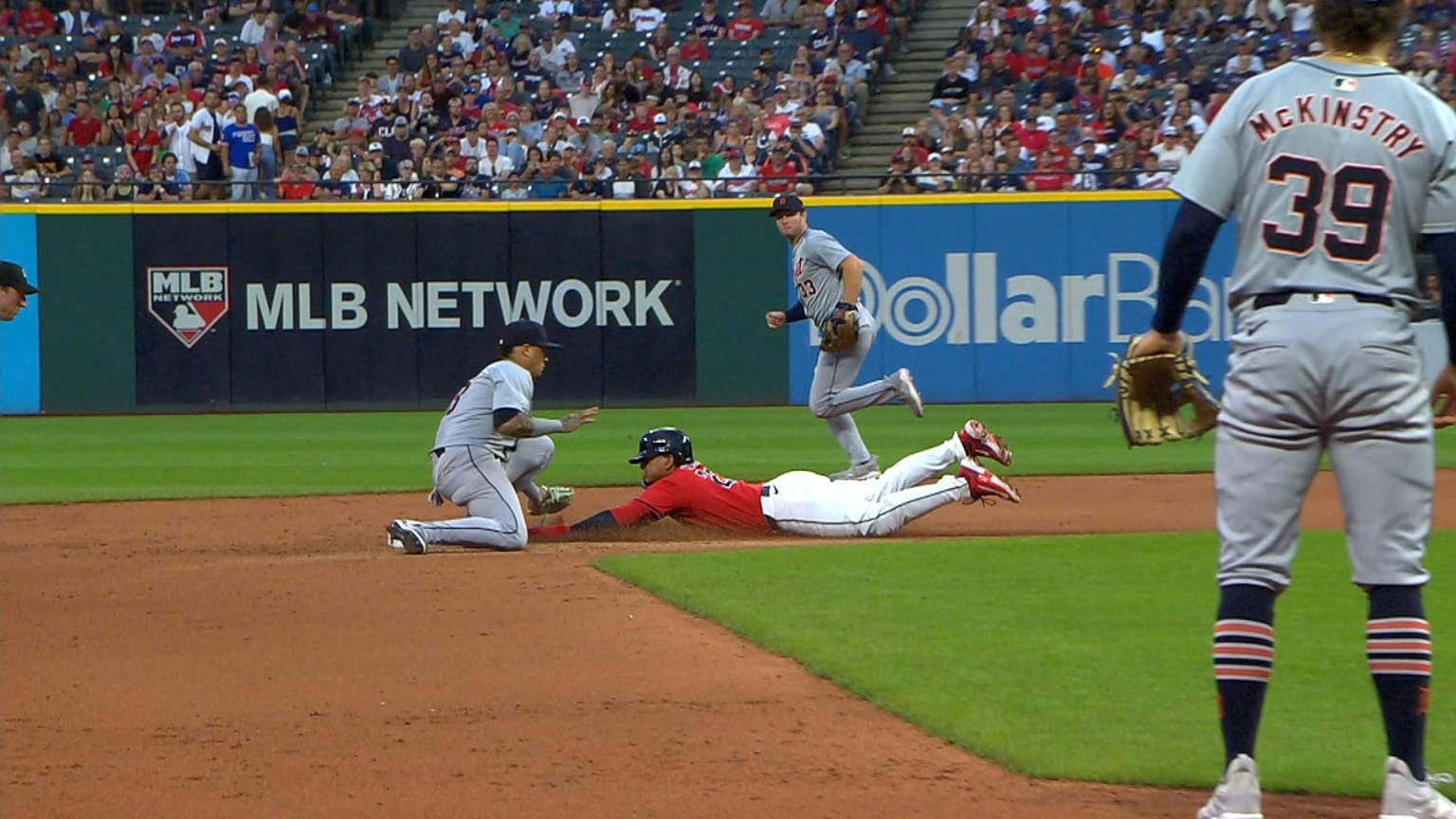 Bo Naylor steals second base | 07/24/2024 | Cleveland Guardians