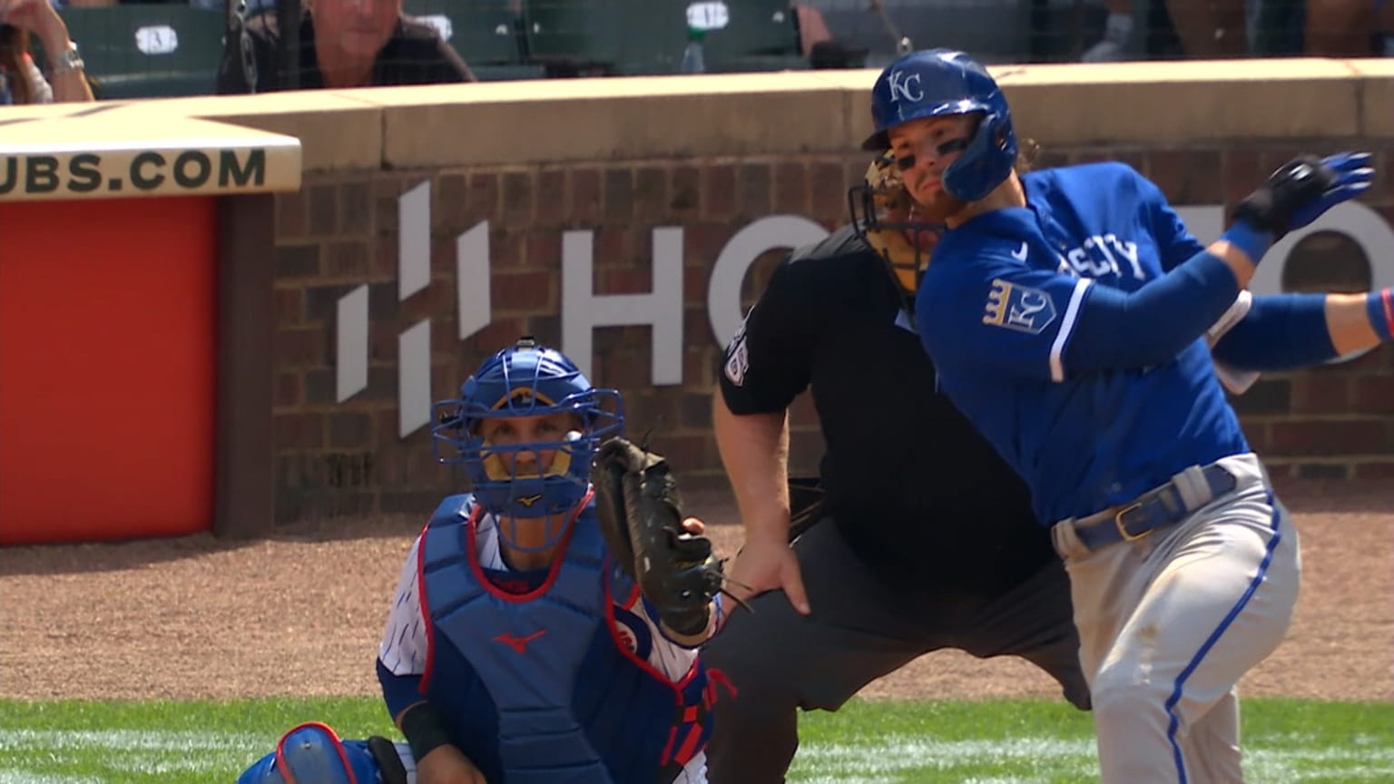 Bobby Witt Jr. bounces an RBI single to right field | 08/19/2023 ...