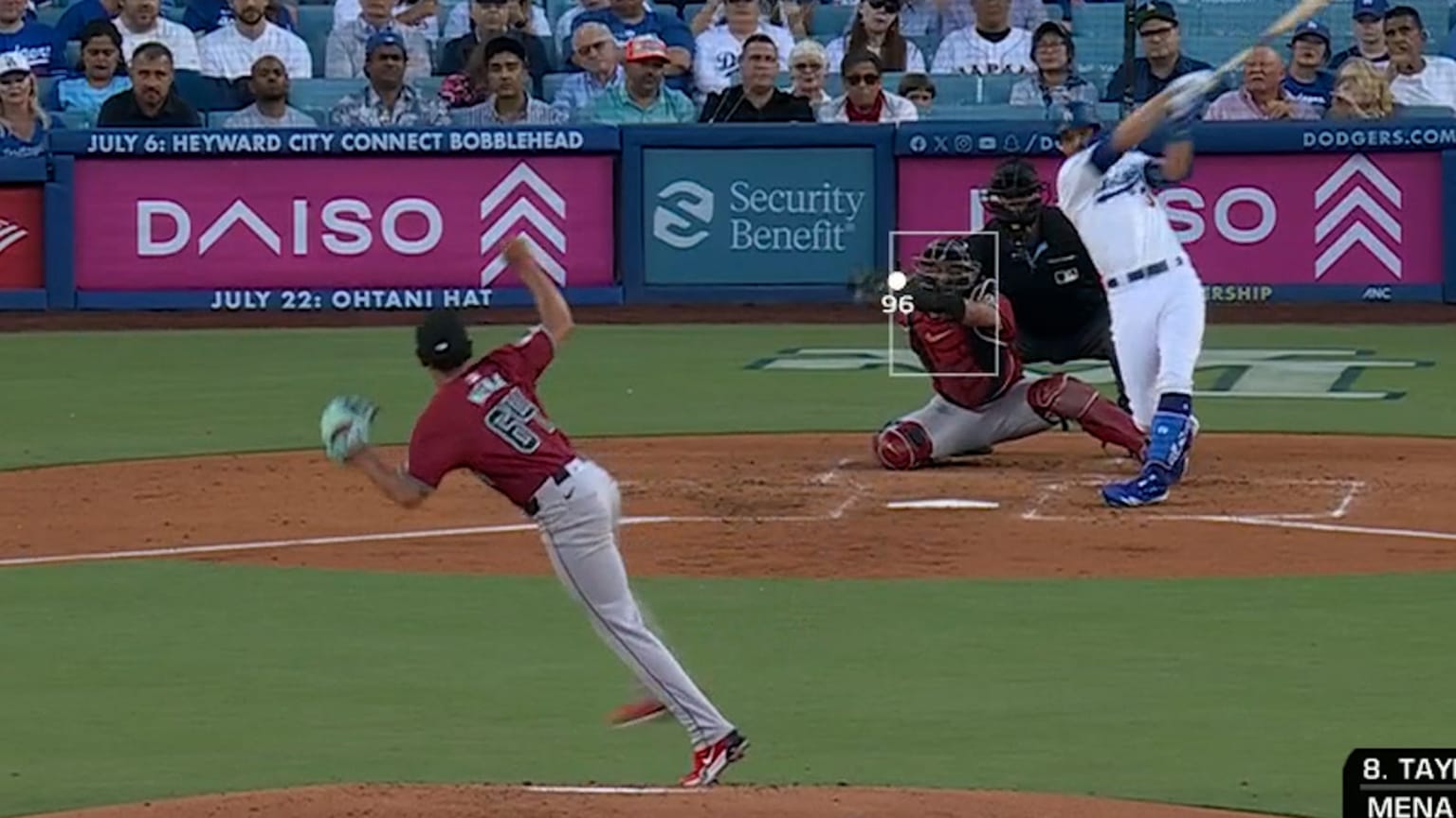 Cristian Mena's first career strikeout | 07/03/2024 | Arizona Diamondbacks