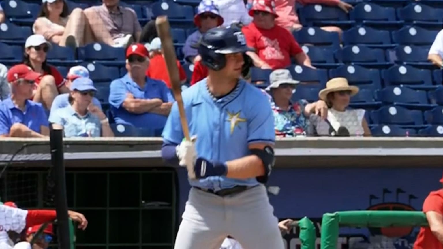 Tanner Murray drives in a run with an RBI single | 03/25/2024 | Tampa ...
