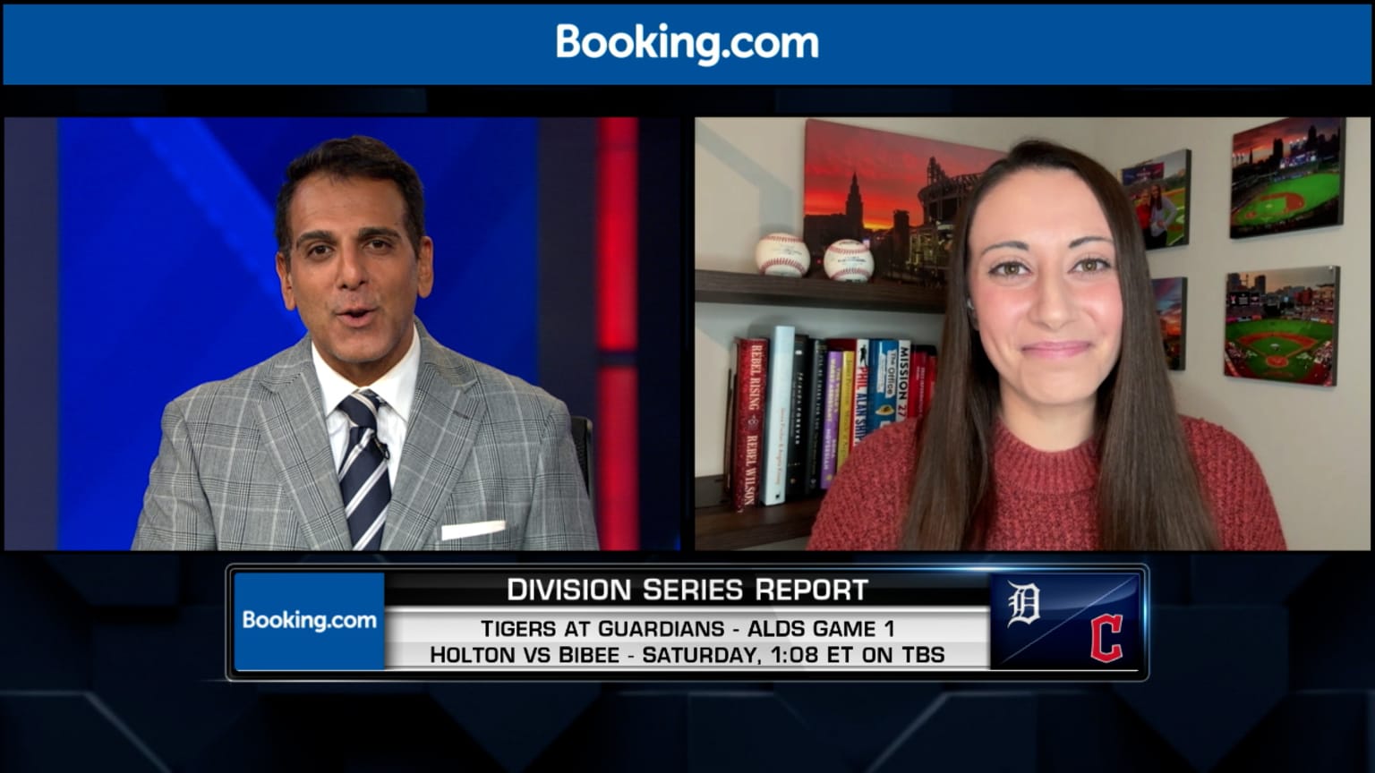 Mandy Bell joins MLB Tonight, talks Guardians in ALDS | 10/04/2024 ...