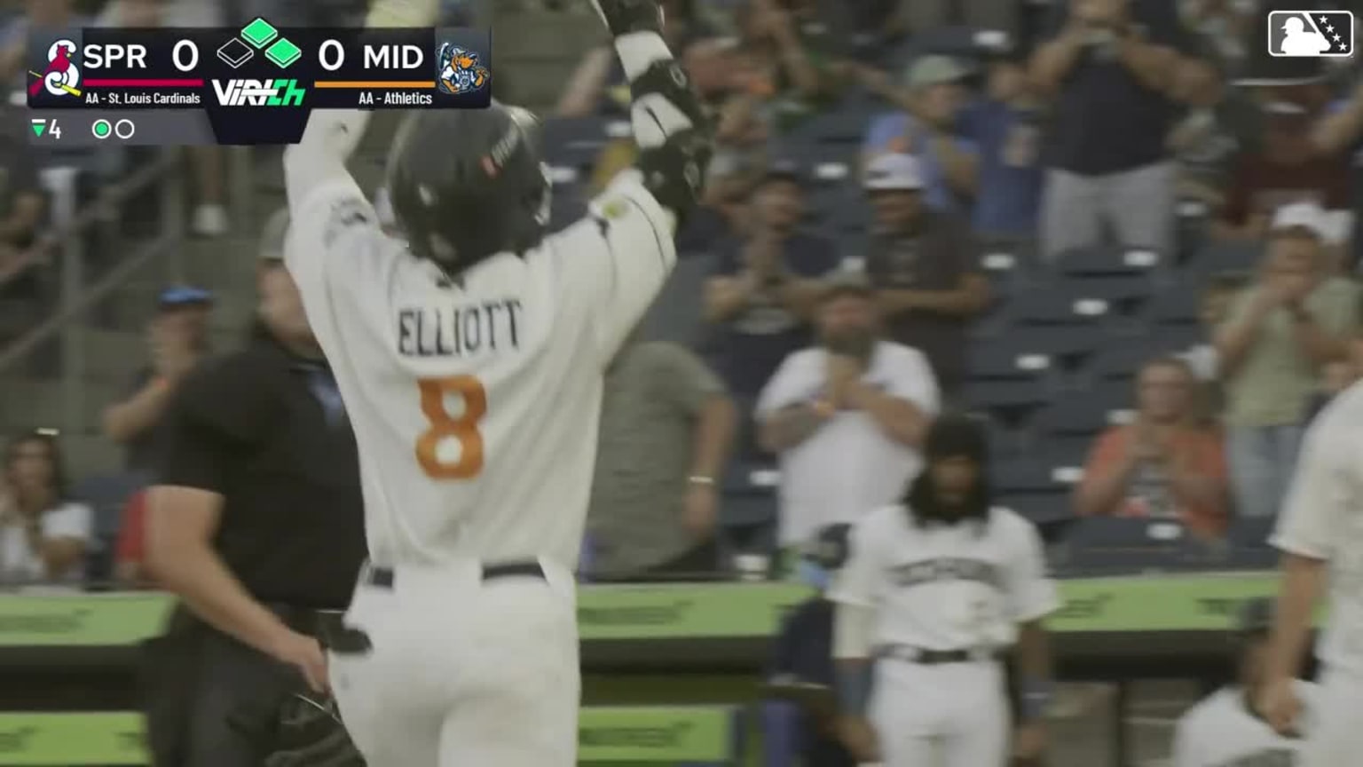 Clark Elliott's three-run homer | 09/23/2025 | Athletics