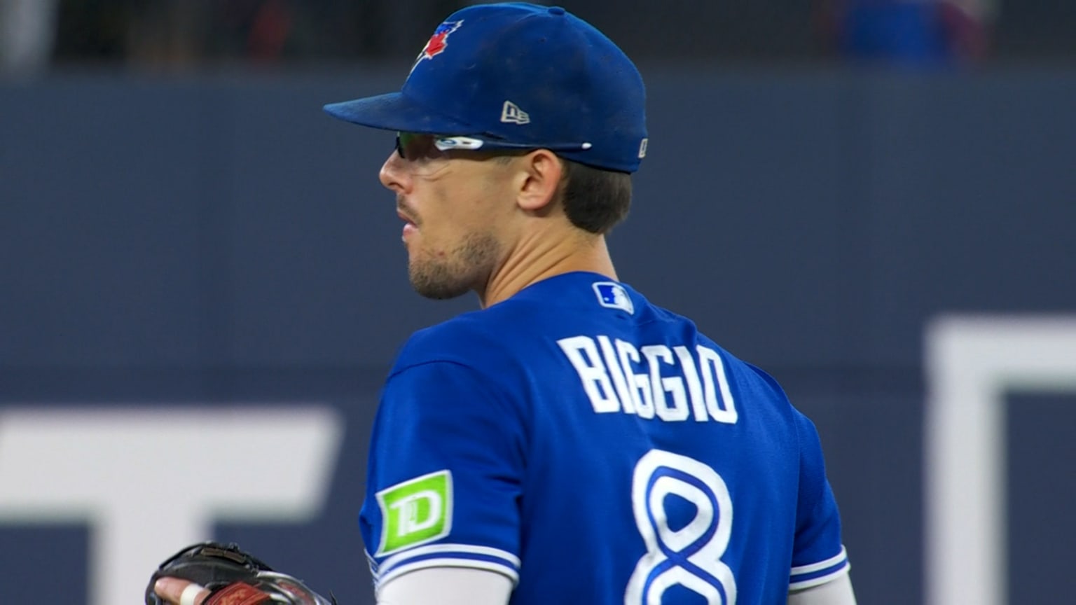 Cavan Biggio lays out at third to throw out Heim | 09/12/2023 | Toronto ...