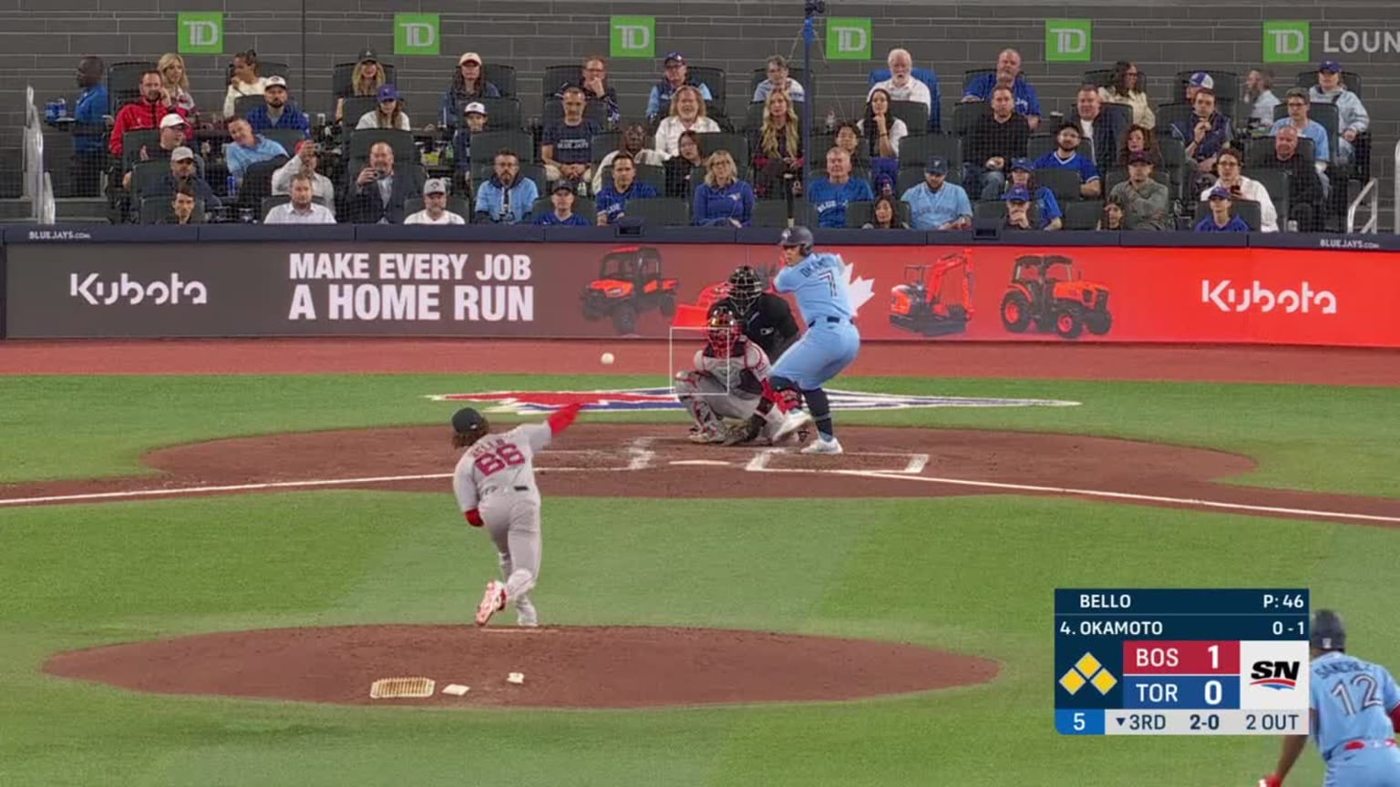 Kazuma Okamoto's two-run single | 04/29/2026 | Toronto Blue Jays